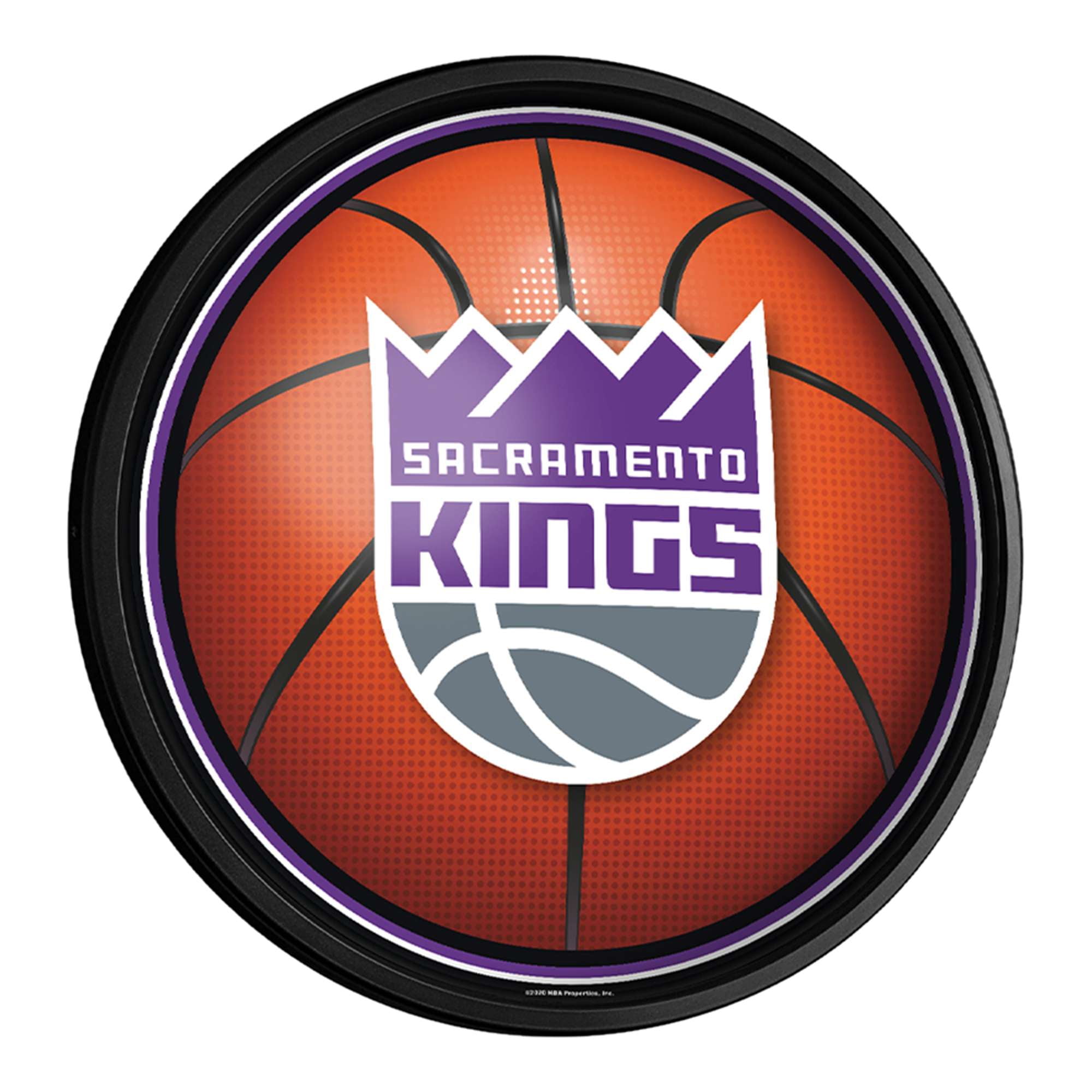 Sacramento Kings 18'' Round Slimline Illuminated Wall Sign - Walmart.com