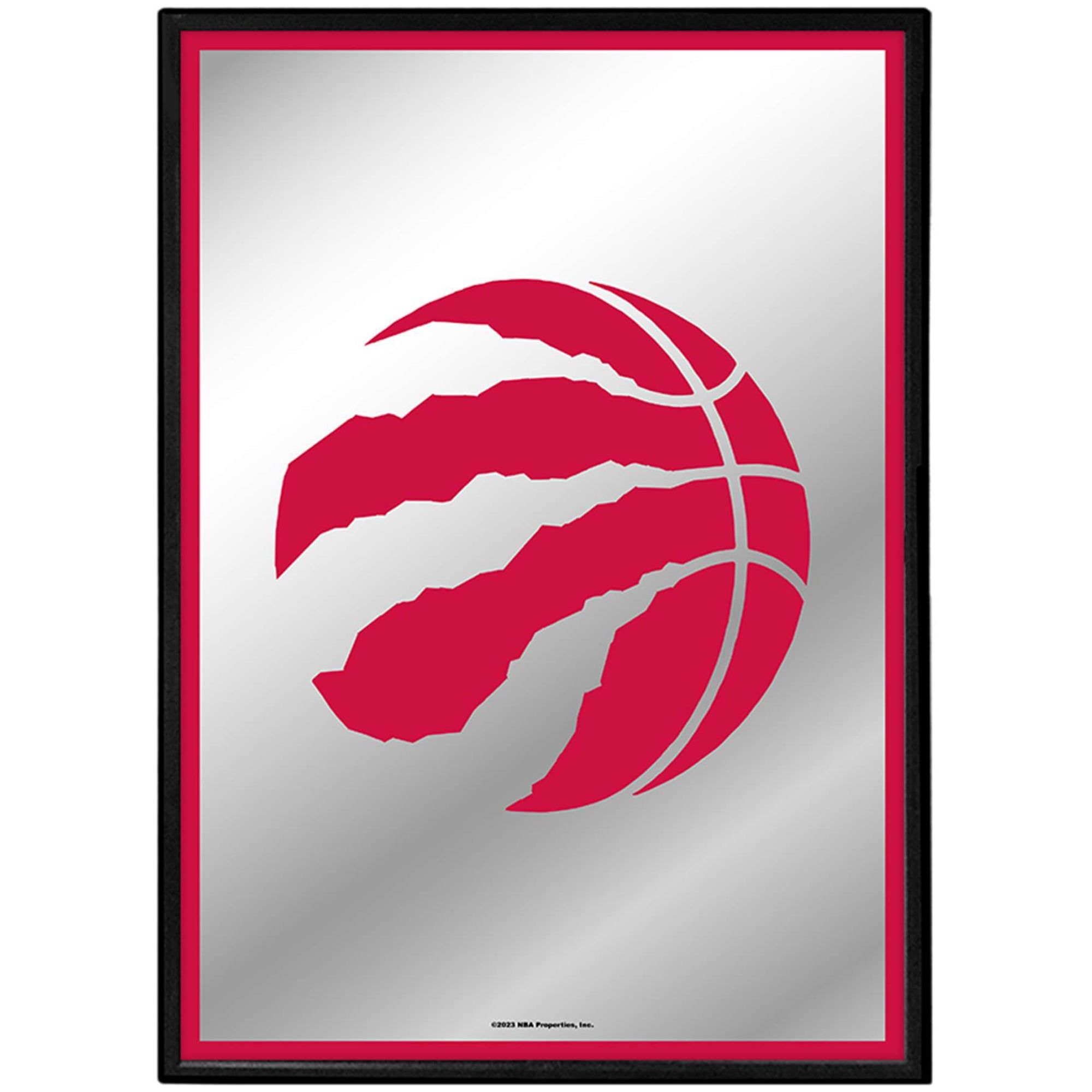Toronto Raptors 27" x 19" Framed Mirrored Wall Sign - Walmart.com