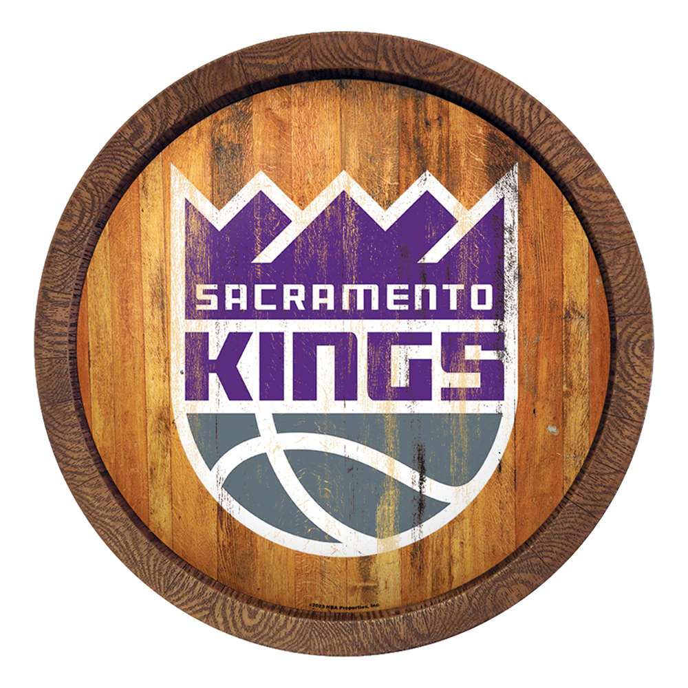 Sacramento Kings: "Faux" Barrel Top Sign - Walmart.com