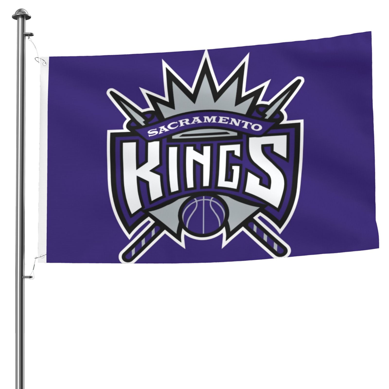 Sacramento-Kings Flag Double Sided 5X8FT Yard Flag for Yard Lawn Patio ...