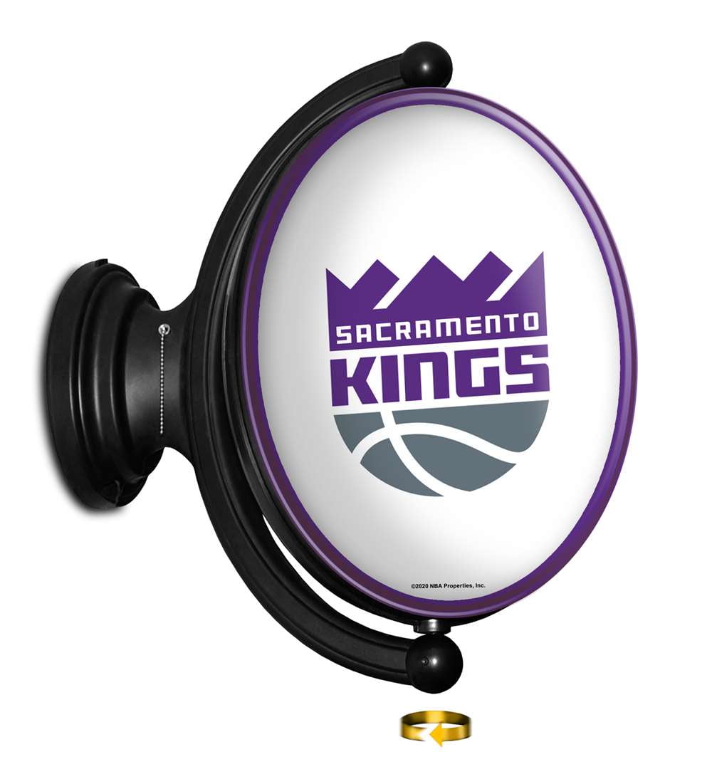 Sacramento Kings: Original Oval Rotating Lighted Wall Sign - Walmart.com