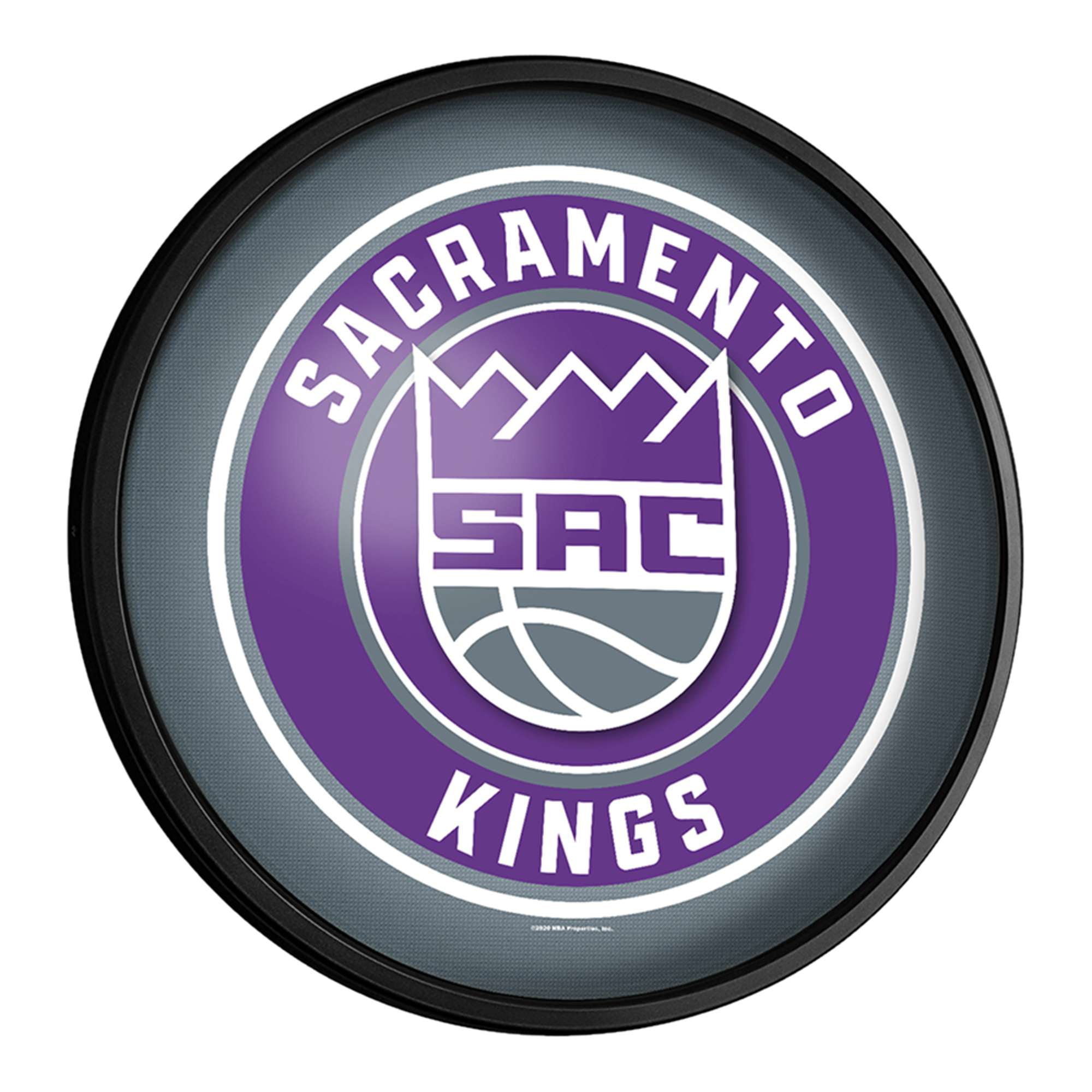 Sacramento Kings 18'' Round Slimline Illuminated Wall Sign - Walmart.com
