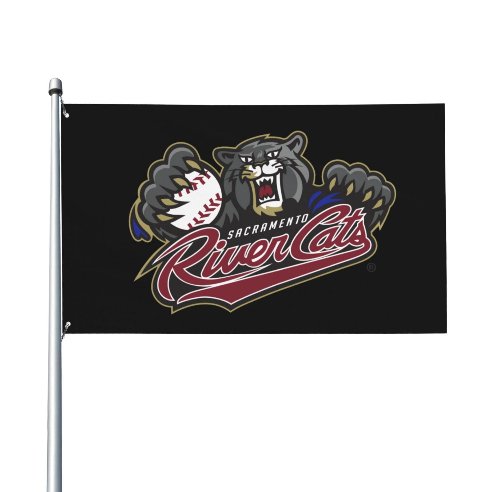 Sacramento River Cats 3x5ft Outdoor Decorative Flag - Polyesters Flag ...