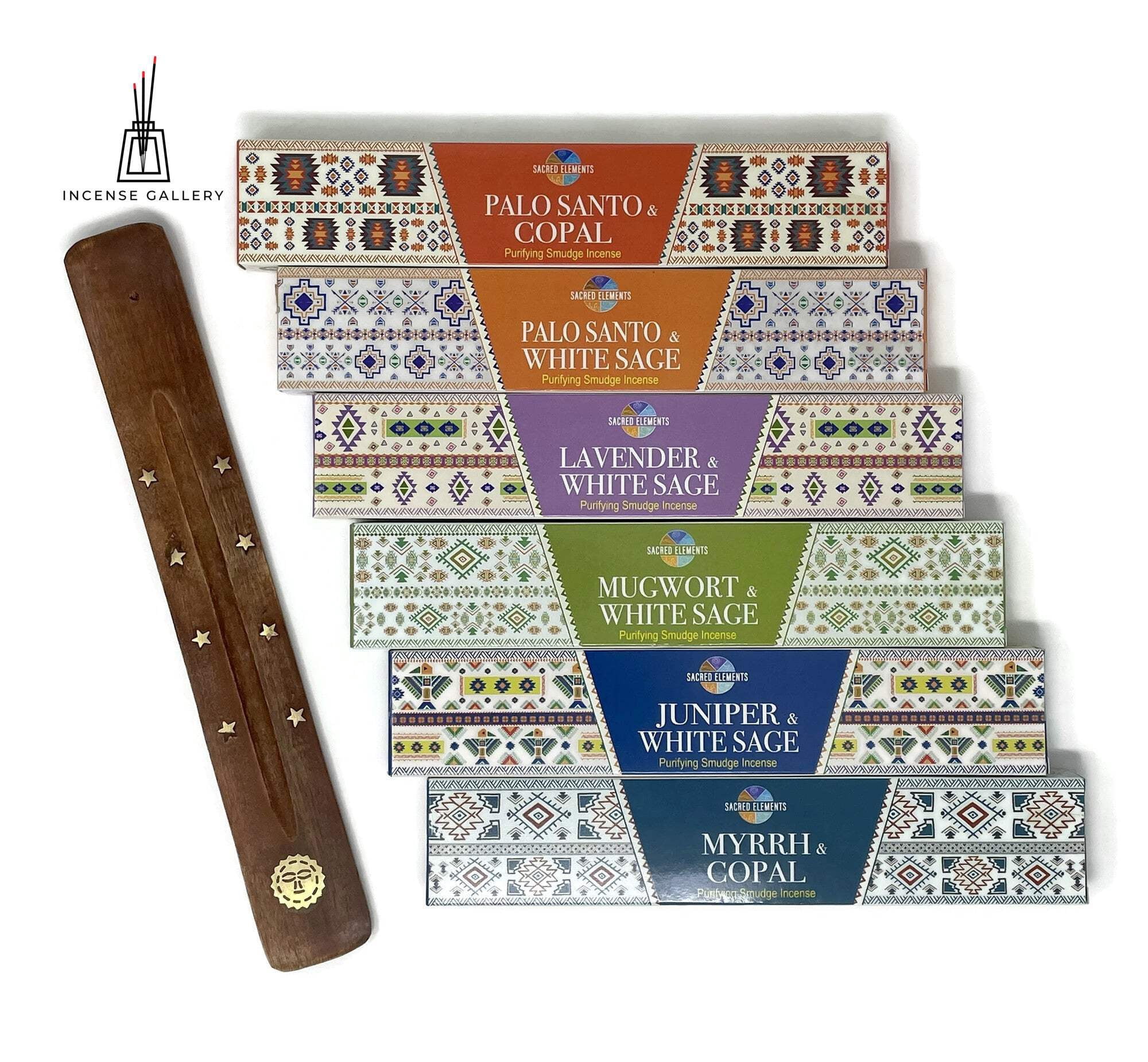 Sacred Elements Purifying Smudge Incense Sticks | Assorted Gift Set ...