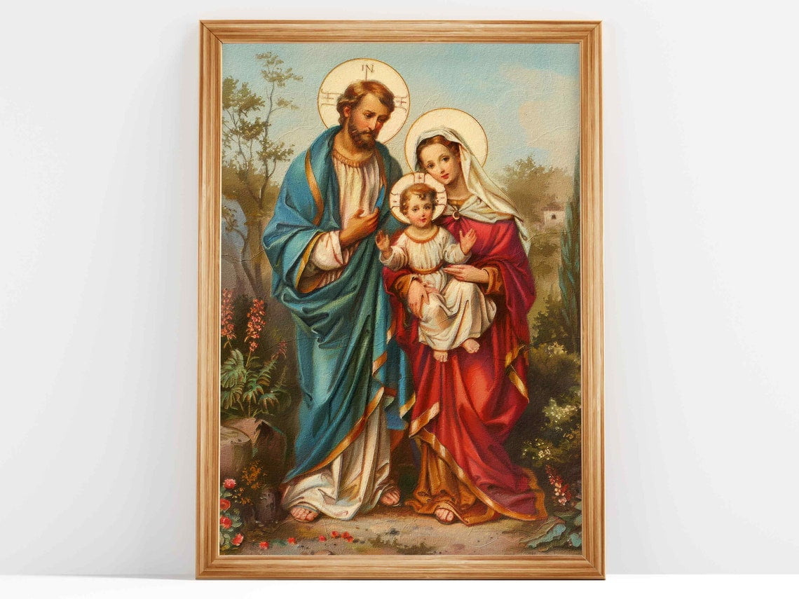 Sacred Family, Holy Family, Image Of The Holy Family Oil Painting ...