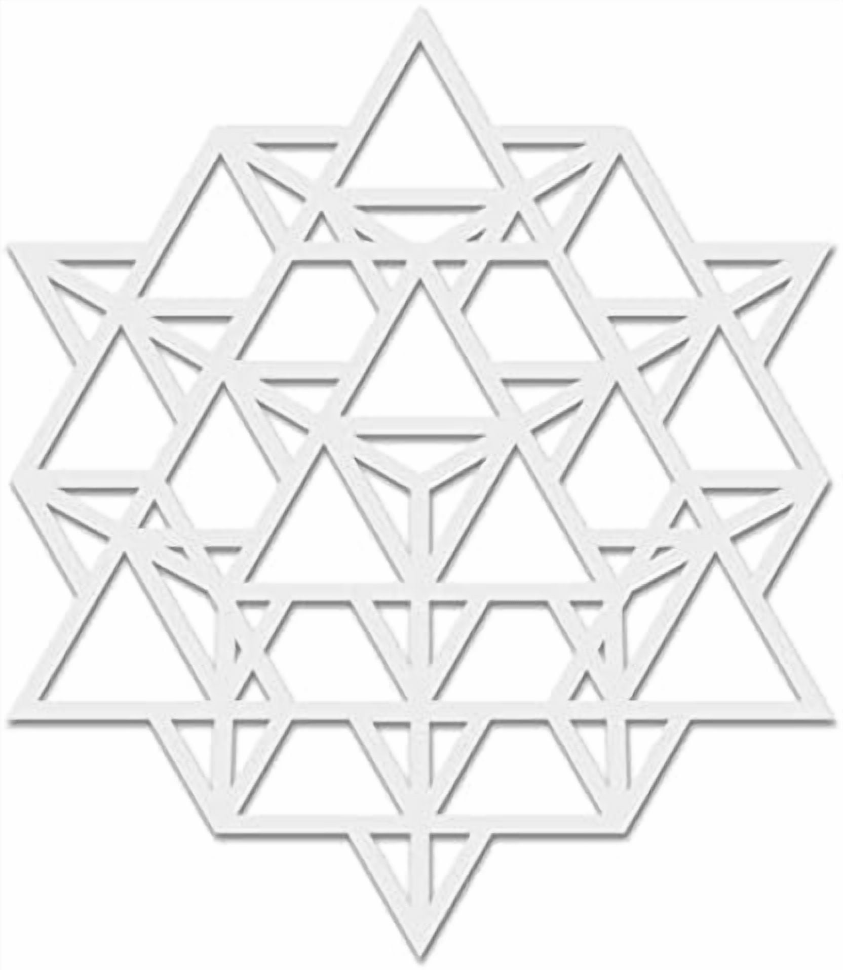 Sacred Geometry Merkaba Stencil - Stencil Template, Reusable Stencils ...