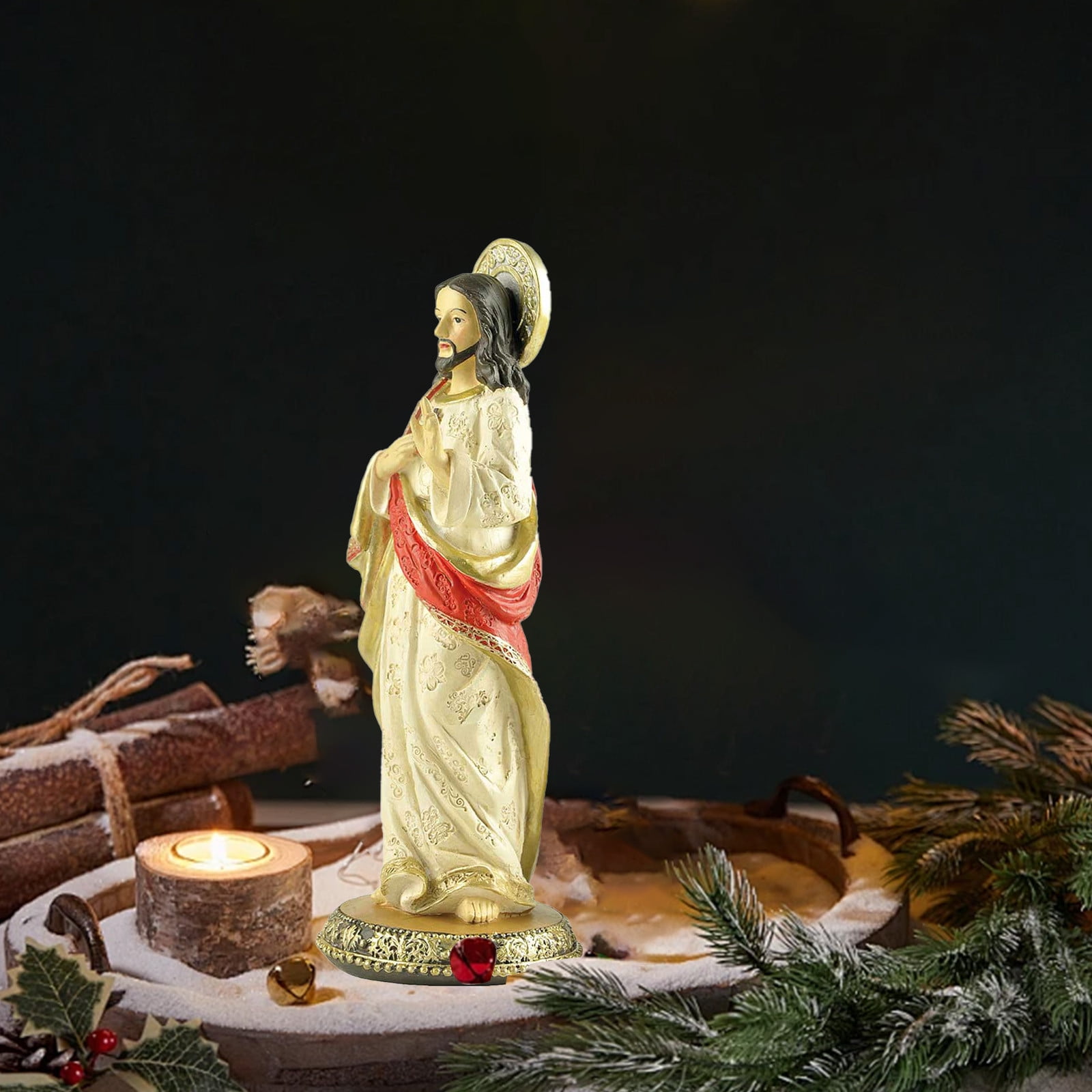 Sacred Heart of Jesus Figure,Religious Statue of the Savior Statue of ...