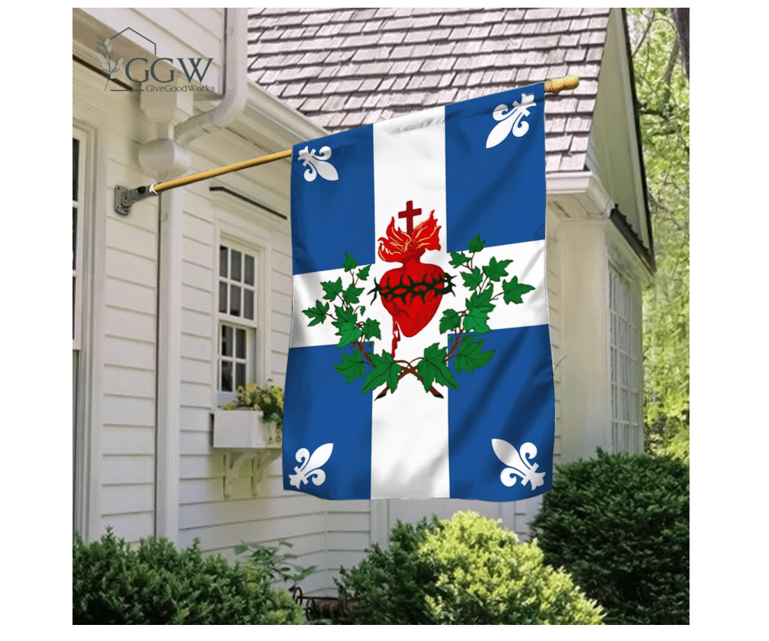 Sacred Heart Jesus Flag, Catholic Home Decor 12x18 POLE NOT INCLUDED ...