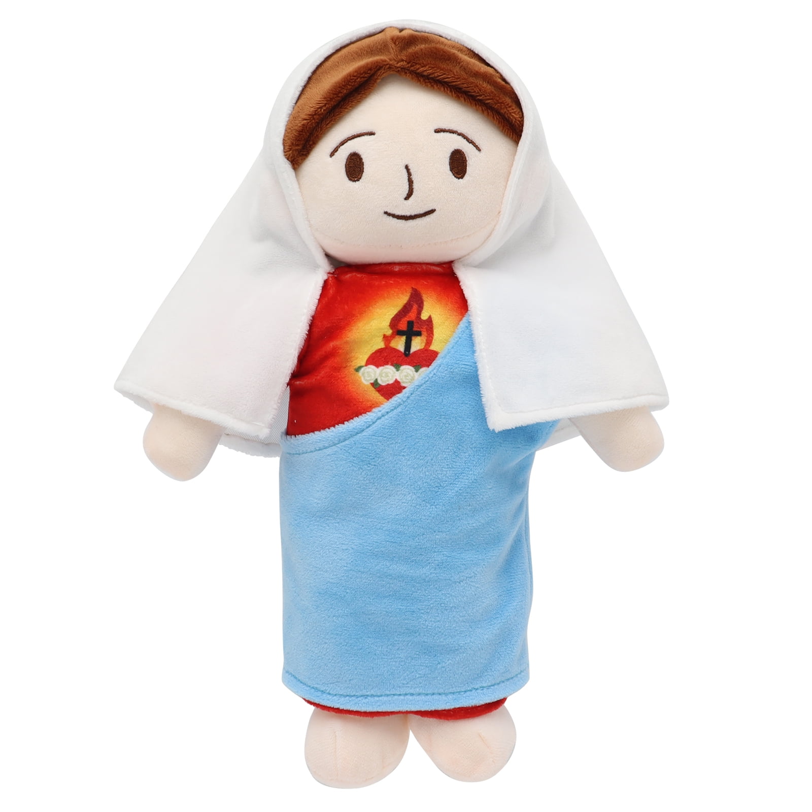 Sacred Heart Mary Plush Doll – Blessed Virgin Mary Religious Toy, Soft ...