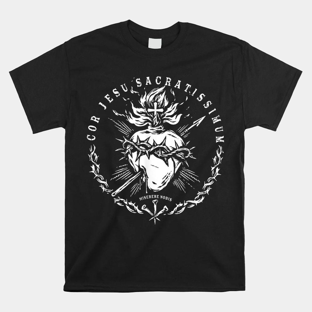 Sacred Heart Of Jesus Catholic Devotion Shirt - Walmart.com