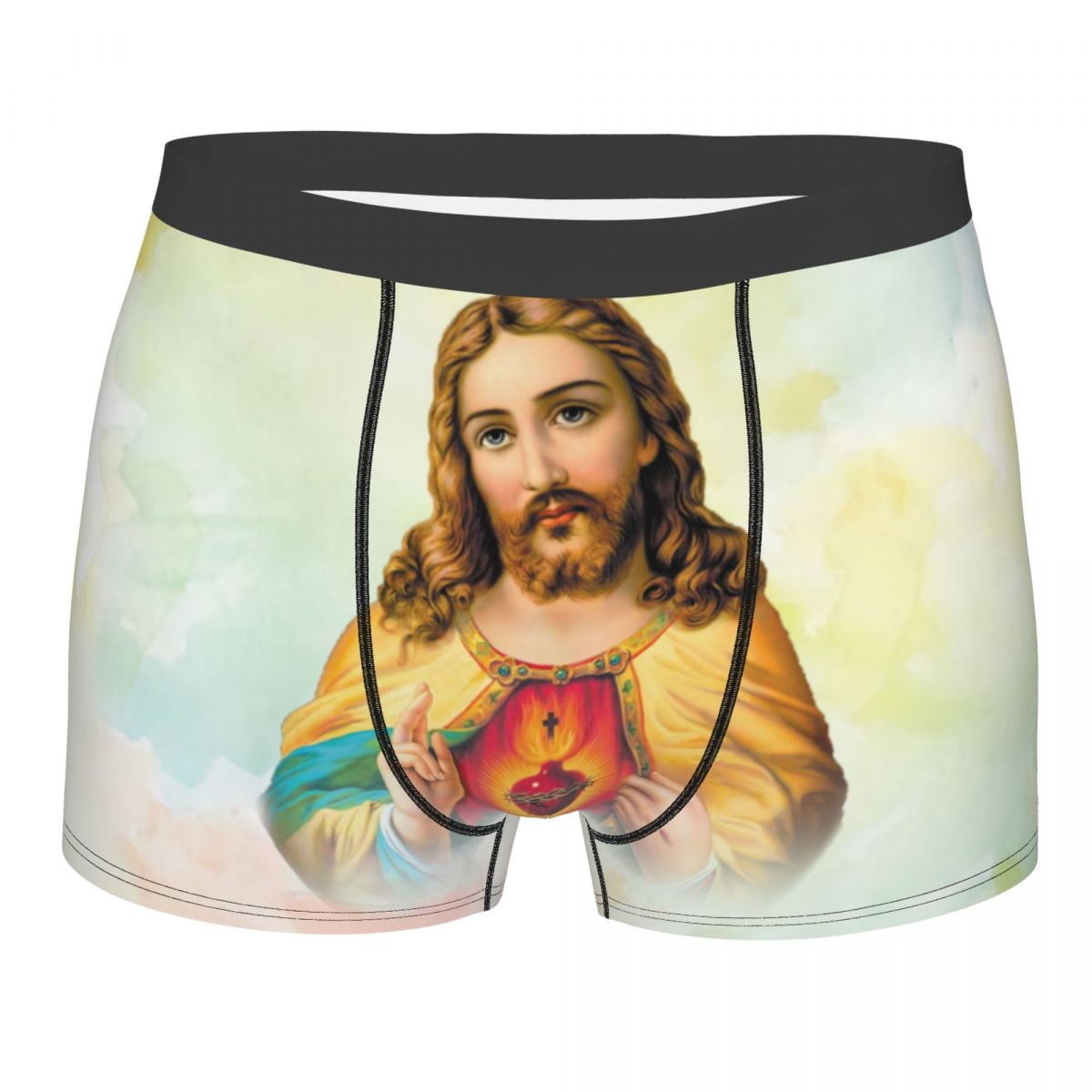 Sacred Heart Of Jesus Catholic Underwear Men Stretch Religion Christian ...