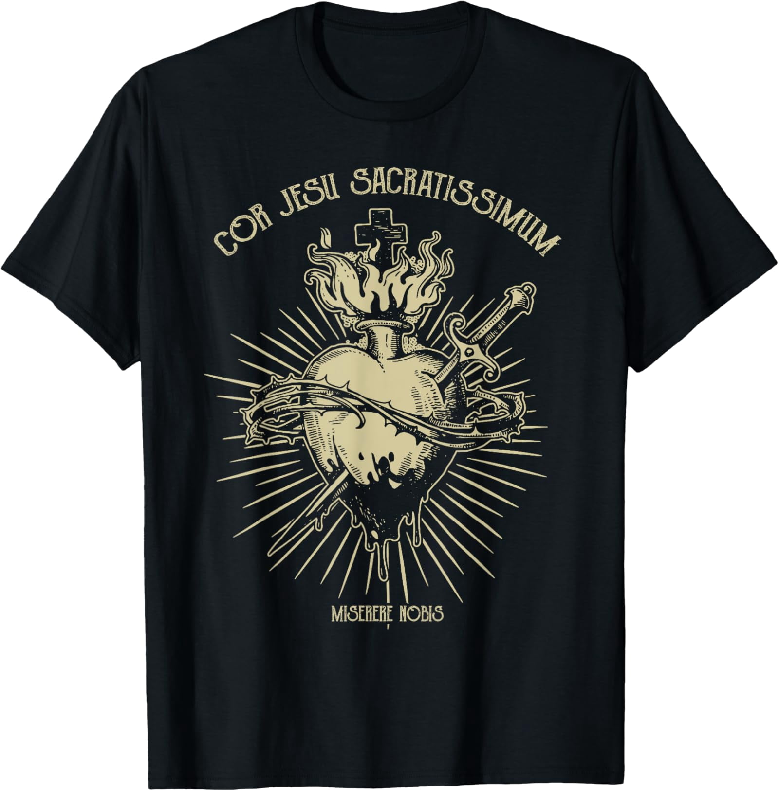 Sacred Heart Of Jesus Christian Catholic Devotion T-Shirt - Walmart.com