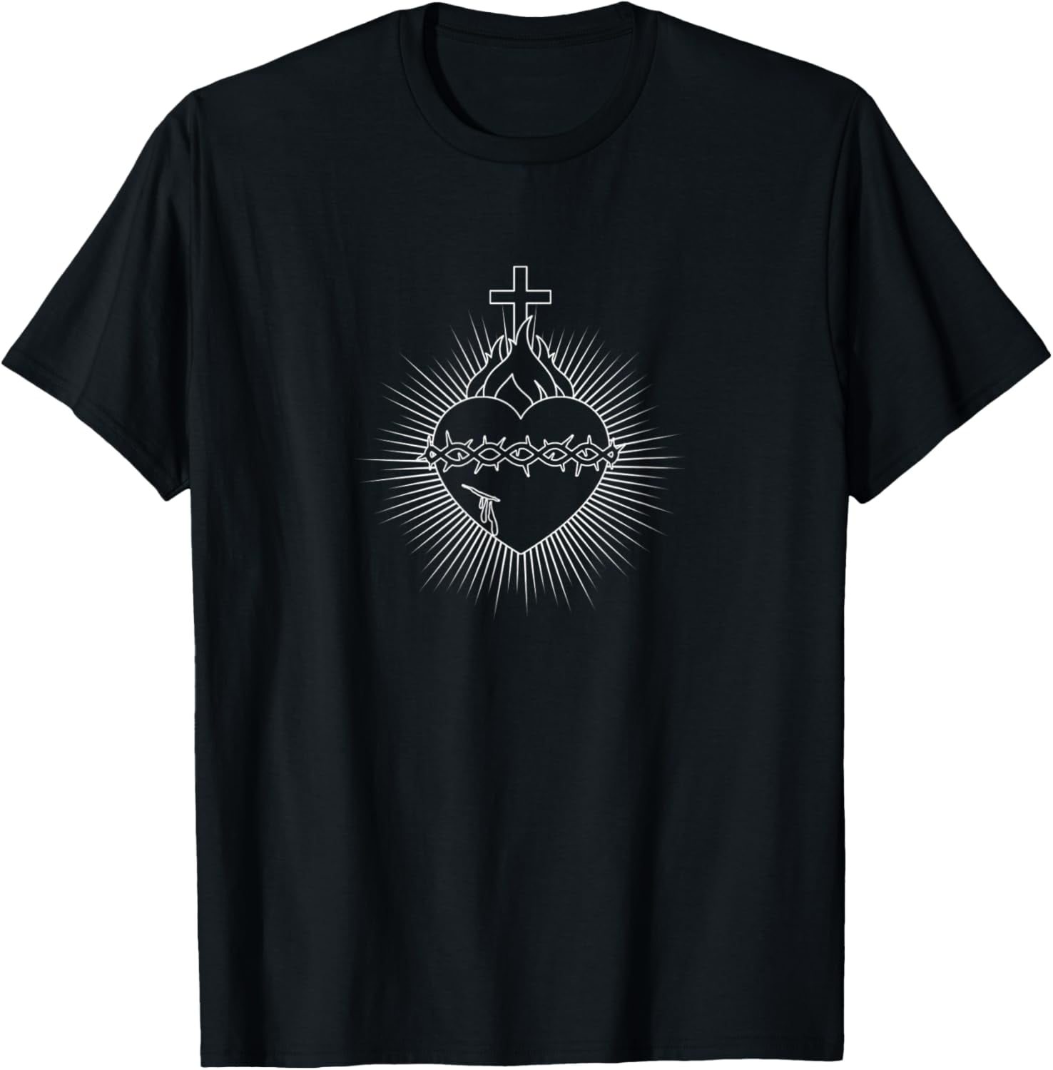 Sacred Heart Of Jesus Christian Catholic Devotion T-Shirt - Walmart.com
