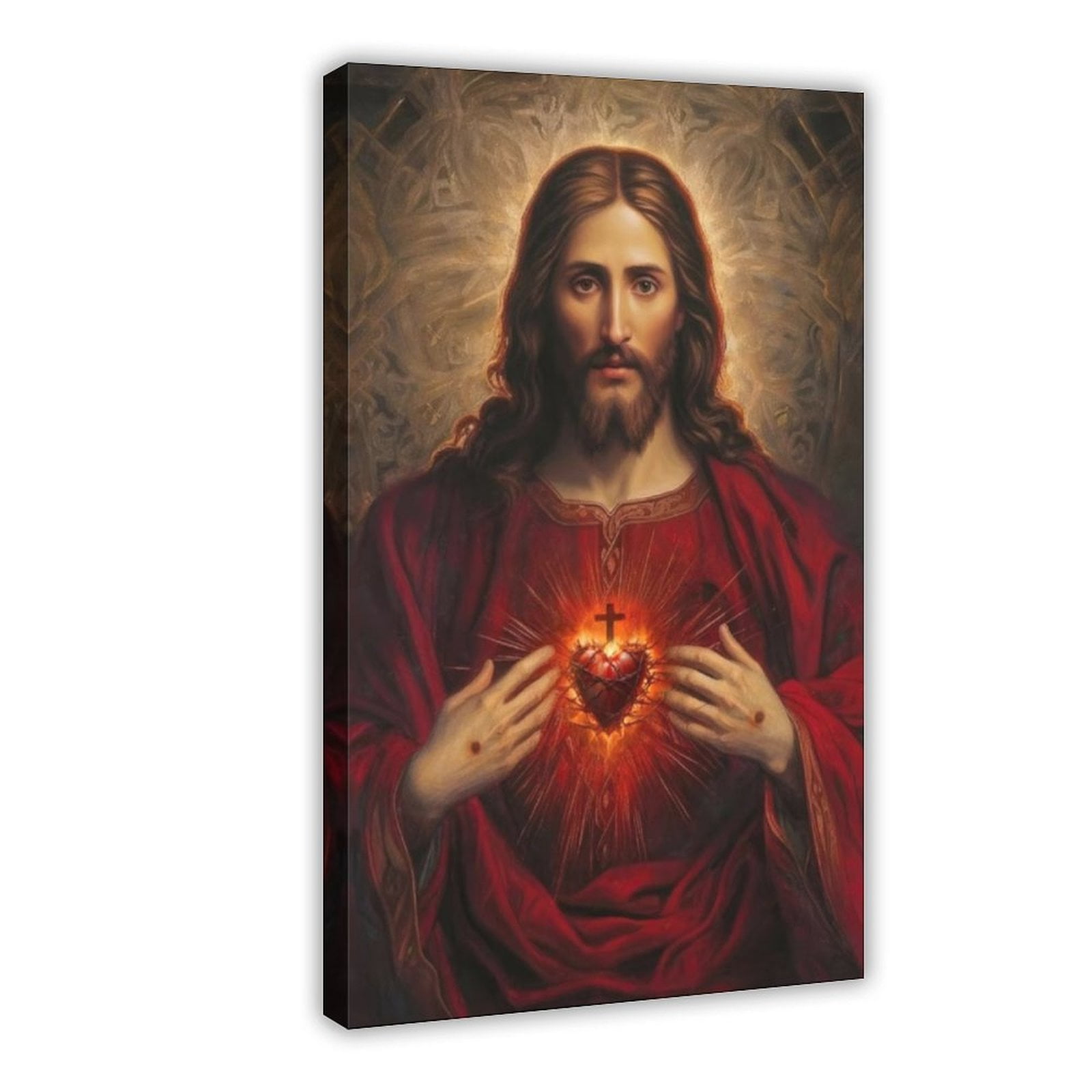 Sacred Heart Of Jesus,Jesus Paintings, Holy Jesus Christ Sacred Heart ...
