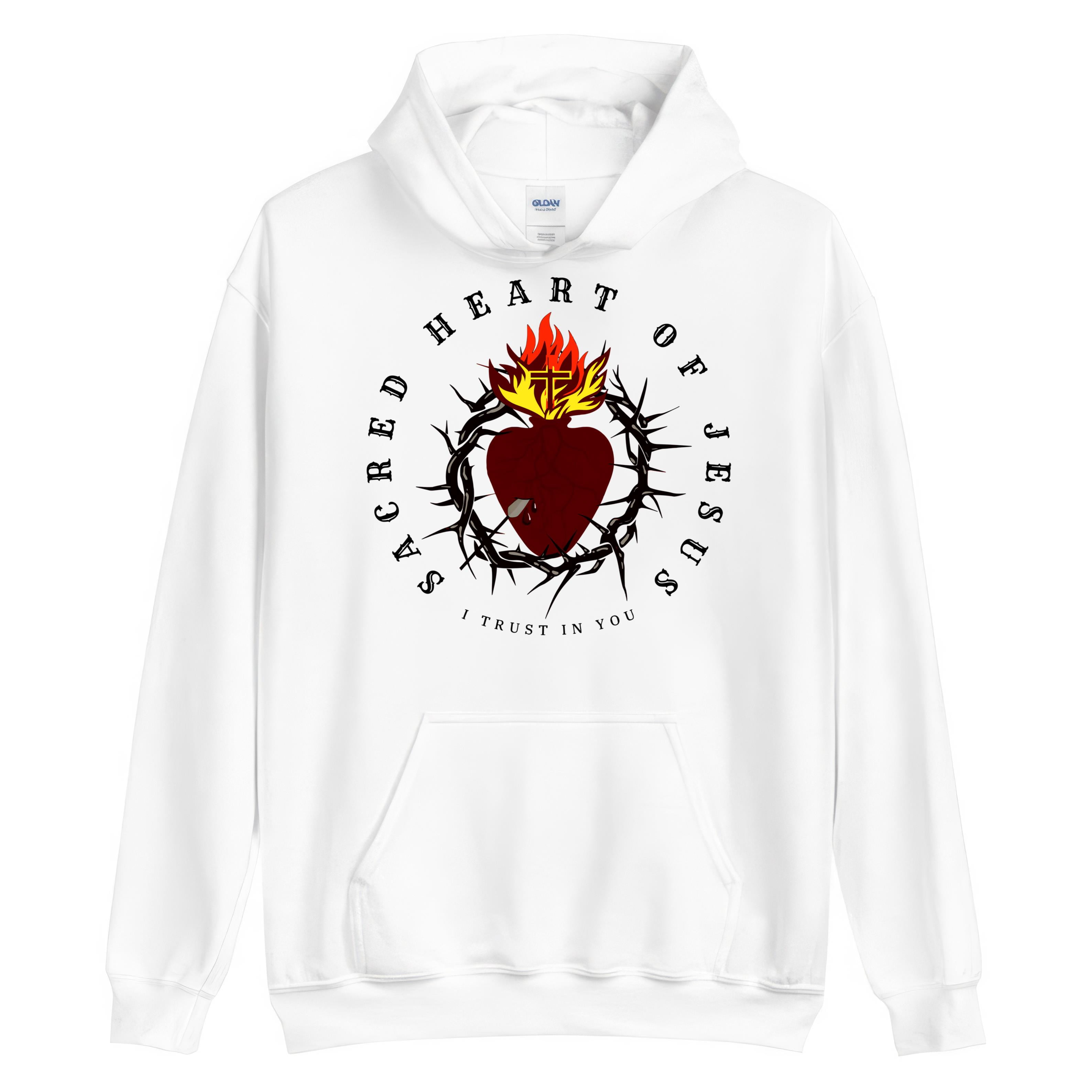 Sacred Heart Symbol Shirt for Men, Traditional Faith-Inspired Clothing ...