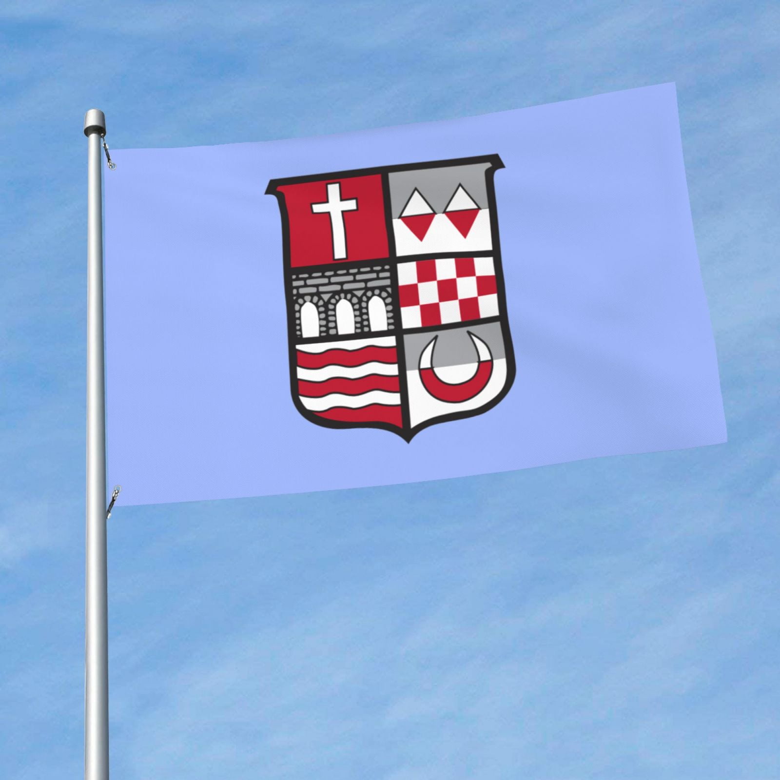 Sacred Heart University Flag 3x5 Outdoor ,Sewn Stripes, Stronger Brass Grommets, Flags Perfect ...