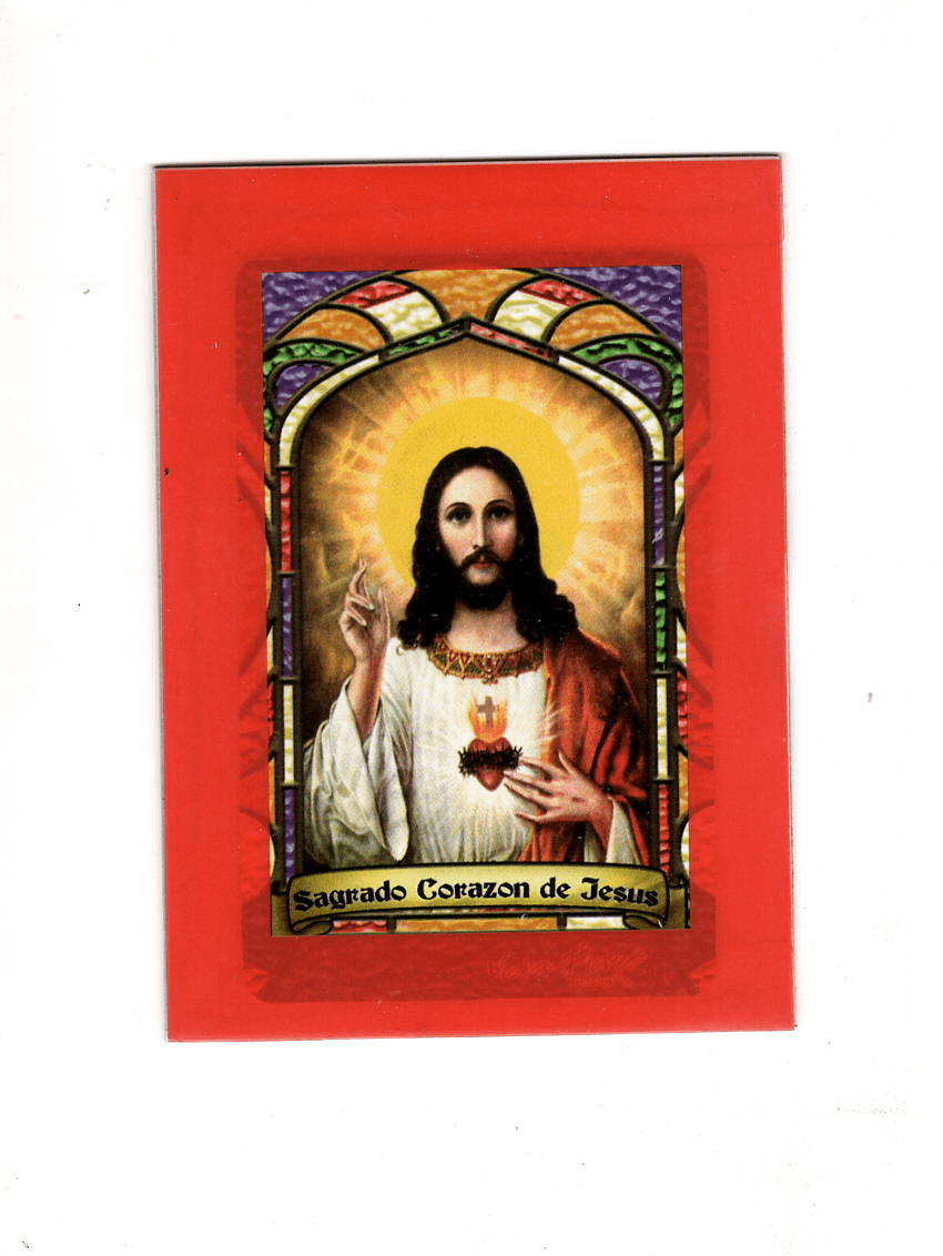 Sacred Heart of Jesus Bilingual Prayer Card - Walmart.com