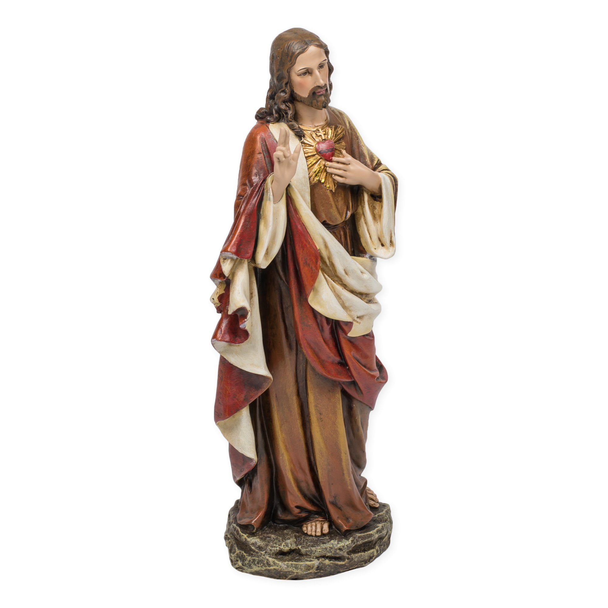 Sacred Heart of Jesus Figure, Renaissance Collection by Roman - Walmart.com