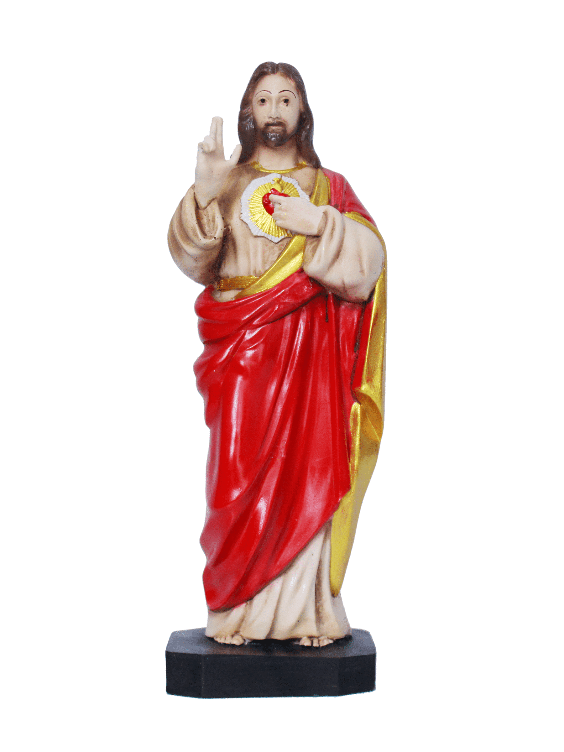 Sacred Heart of Jesus Idol Statue for Home & Church – 10 Inch – Resin ...