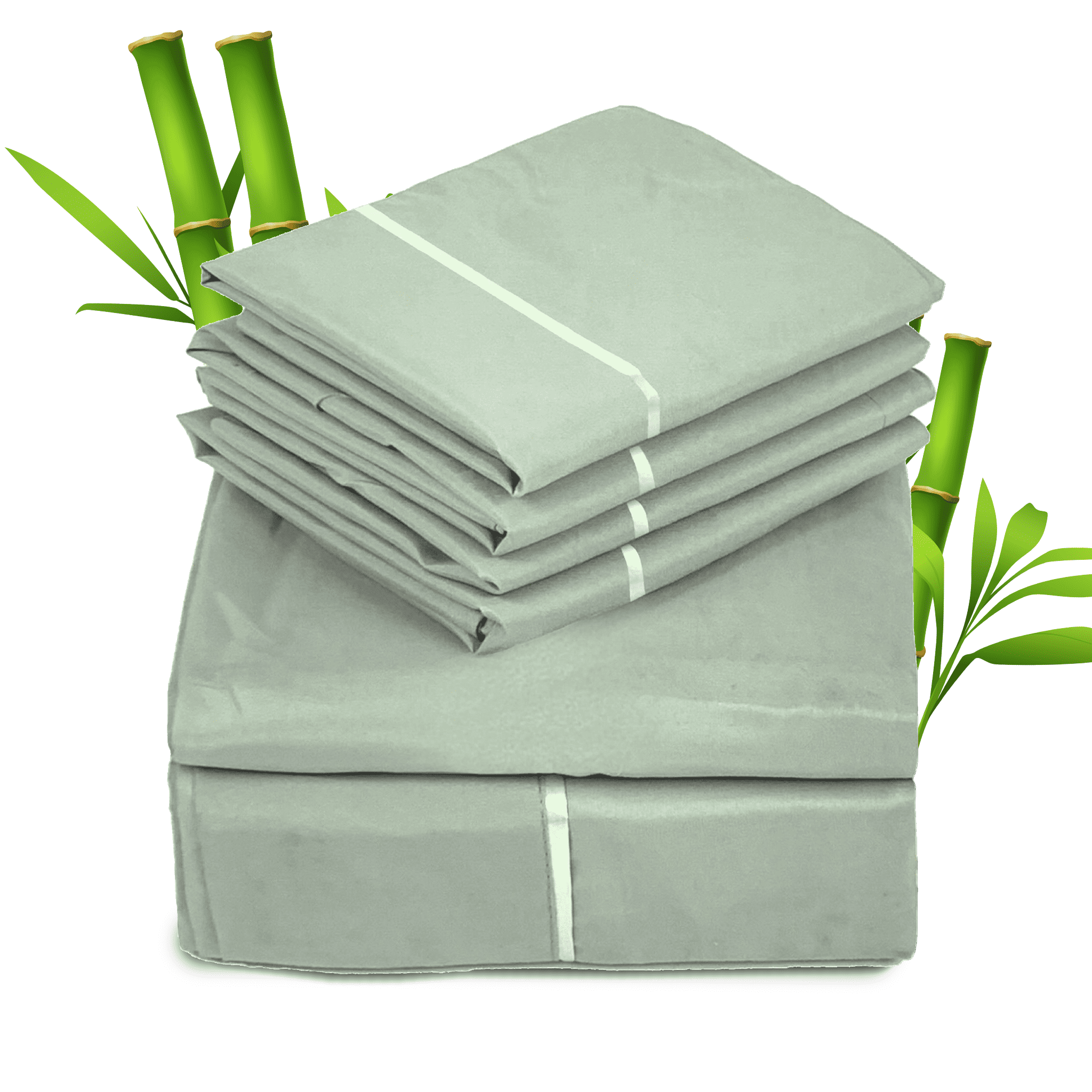 Sacred Thread 6 PC Bamboo Sheet Set - Silky Soft w/ Deep Pockets ...