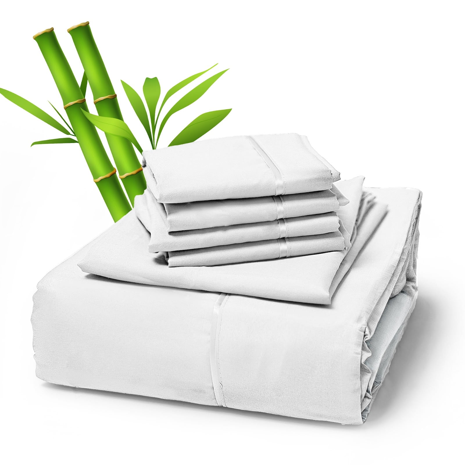 Sacred Thread 6 PC Bamboo Sheet Set - Silky Soft w/ Deep Pockets ...
