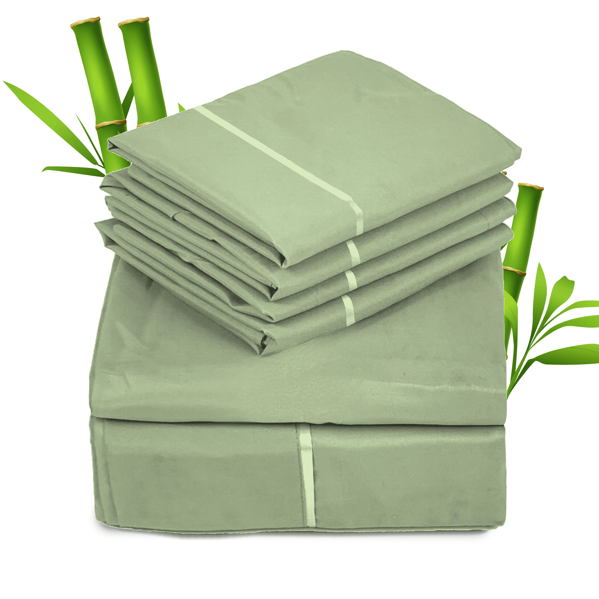 Sacred Thread 6 PC Bamboo Sheet Set - Silky Soft w/ Deep Pockets ...