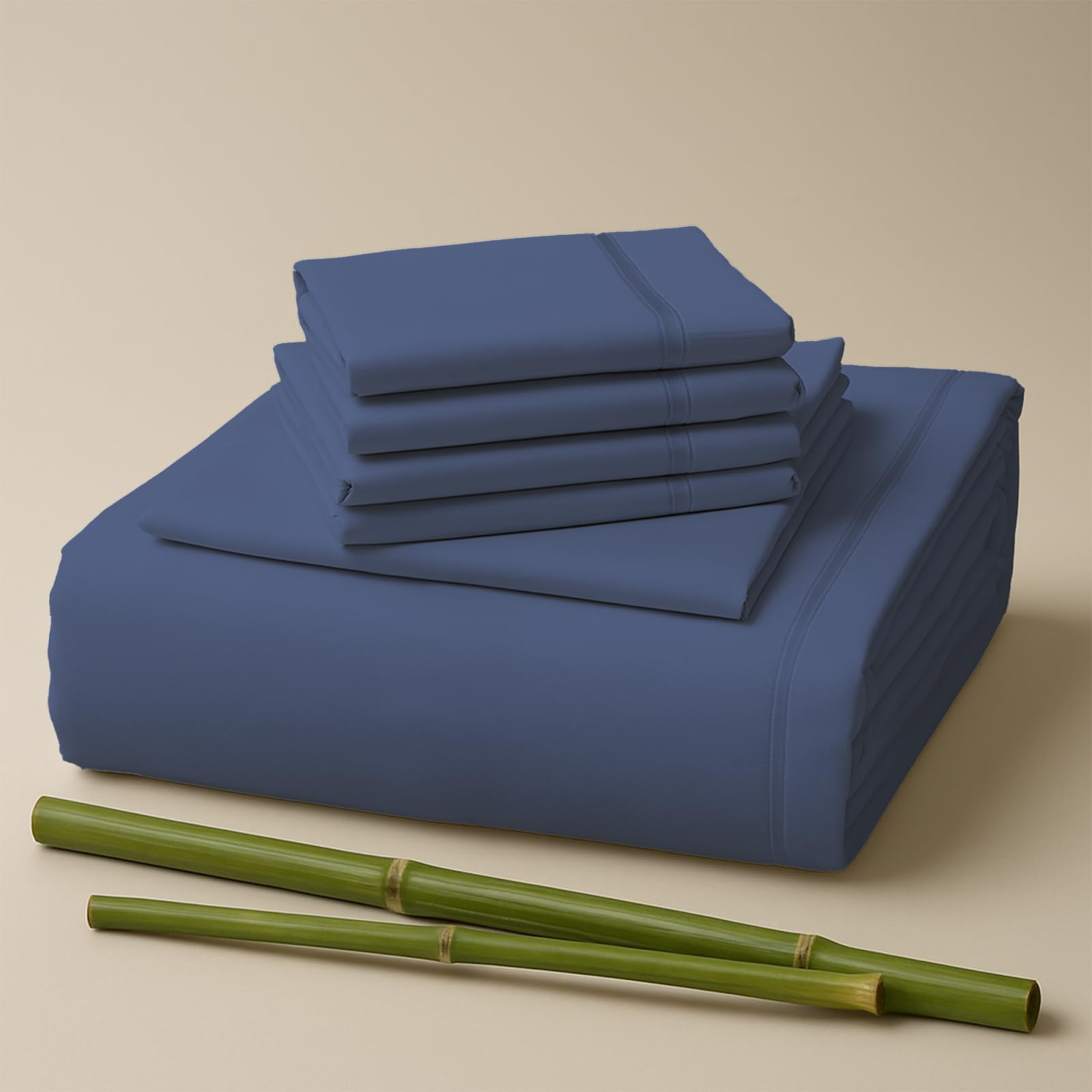 Sacred Thread 6 PC Bamboo Sheet Set - Silky Soft w/ Deep Pockets ...