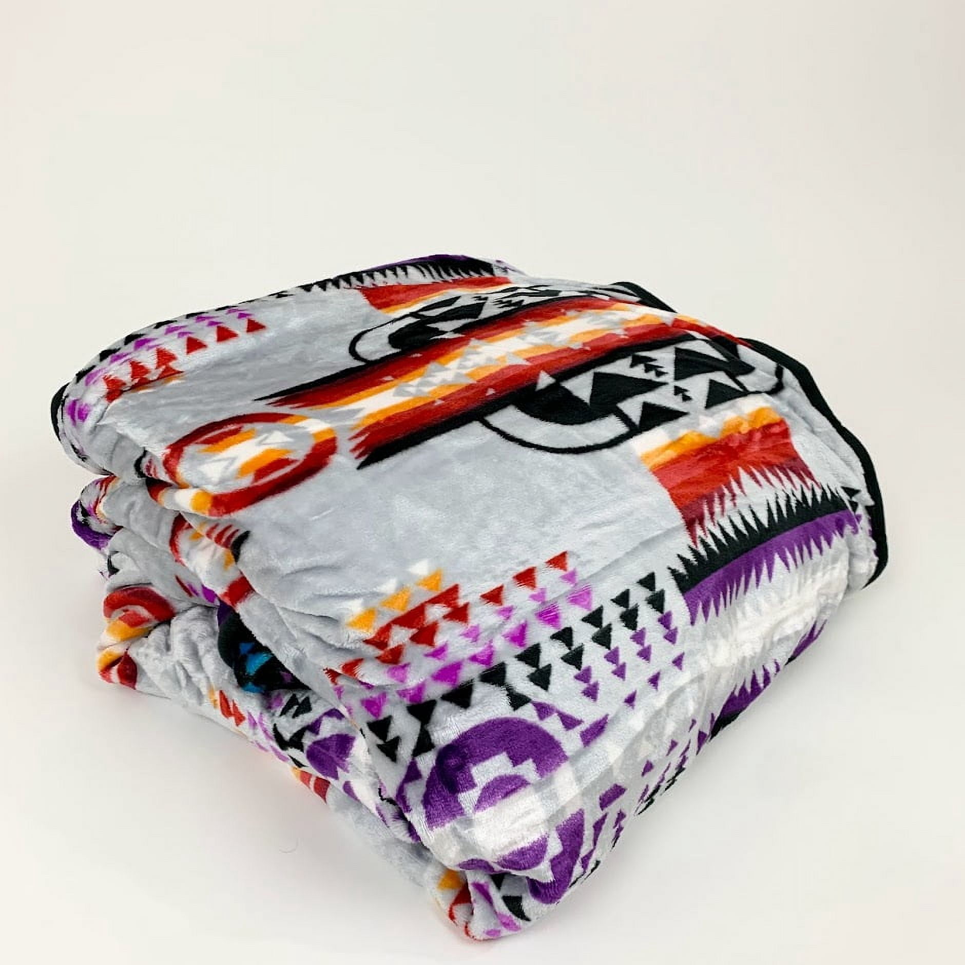 Sacred Thread Fleece Blanket, Southwestern Full Blanket, Throw Blanket ...