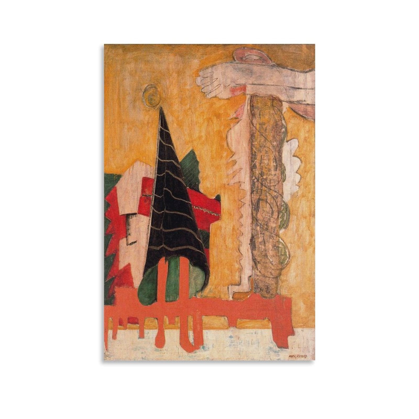 Sacrifice of Iphigenia by Mark Rothko Painting Poster Home Decor Poster ...
