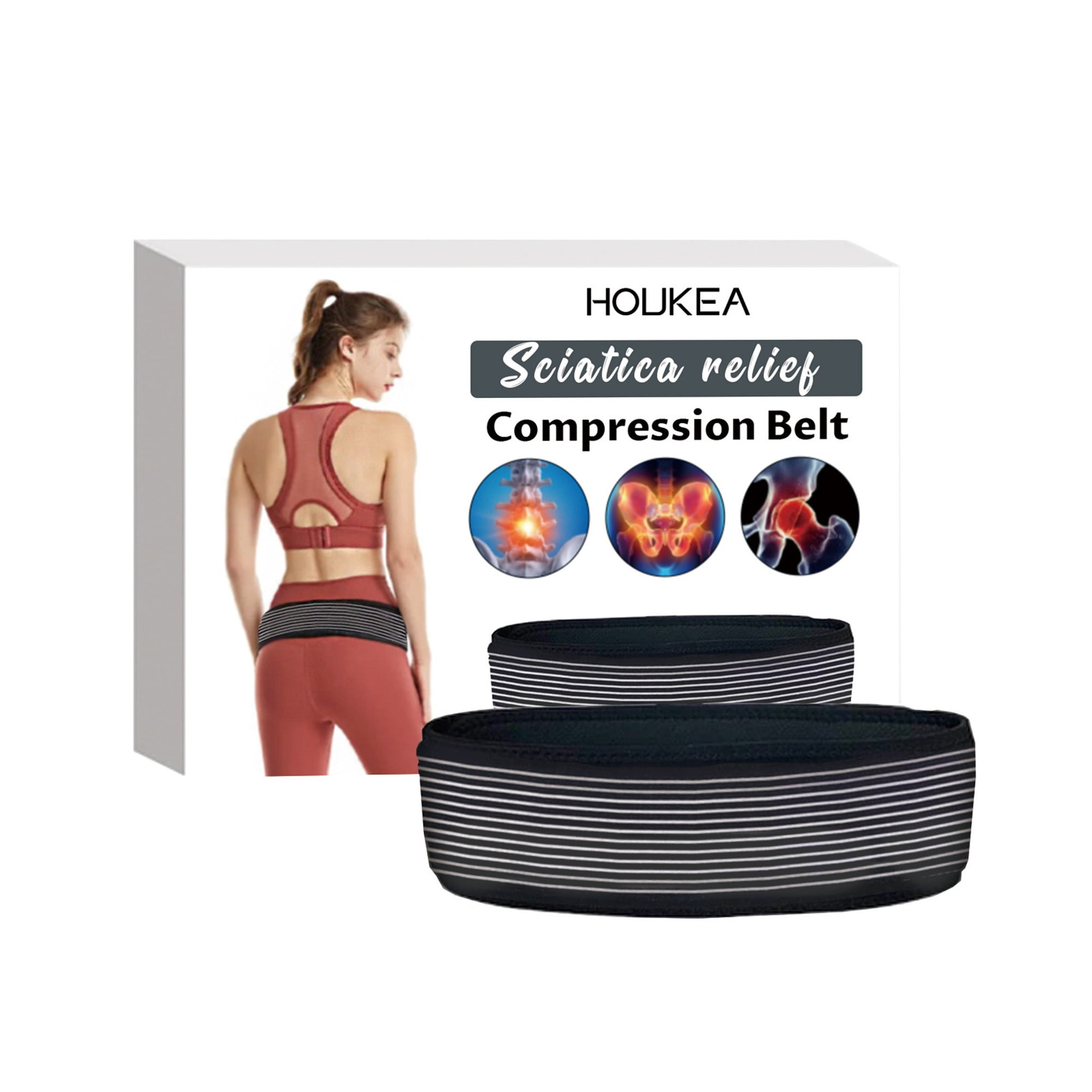 Sacroiliac SI Joint Hip Belt - Sciatica Hip Pain Relief Belt - Pelvic ...