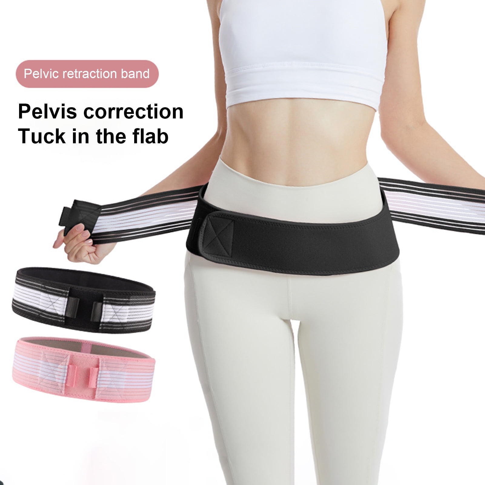 Sacroiliac Si Joint Belt Abdominal Binder Breathable Stretch Women Pain ...