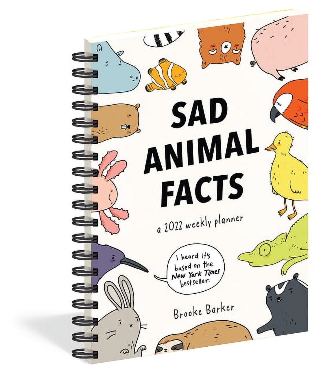 Sad Animal Facts Weekly Planner 2022 (Calendar) - Walmart.com