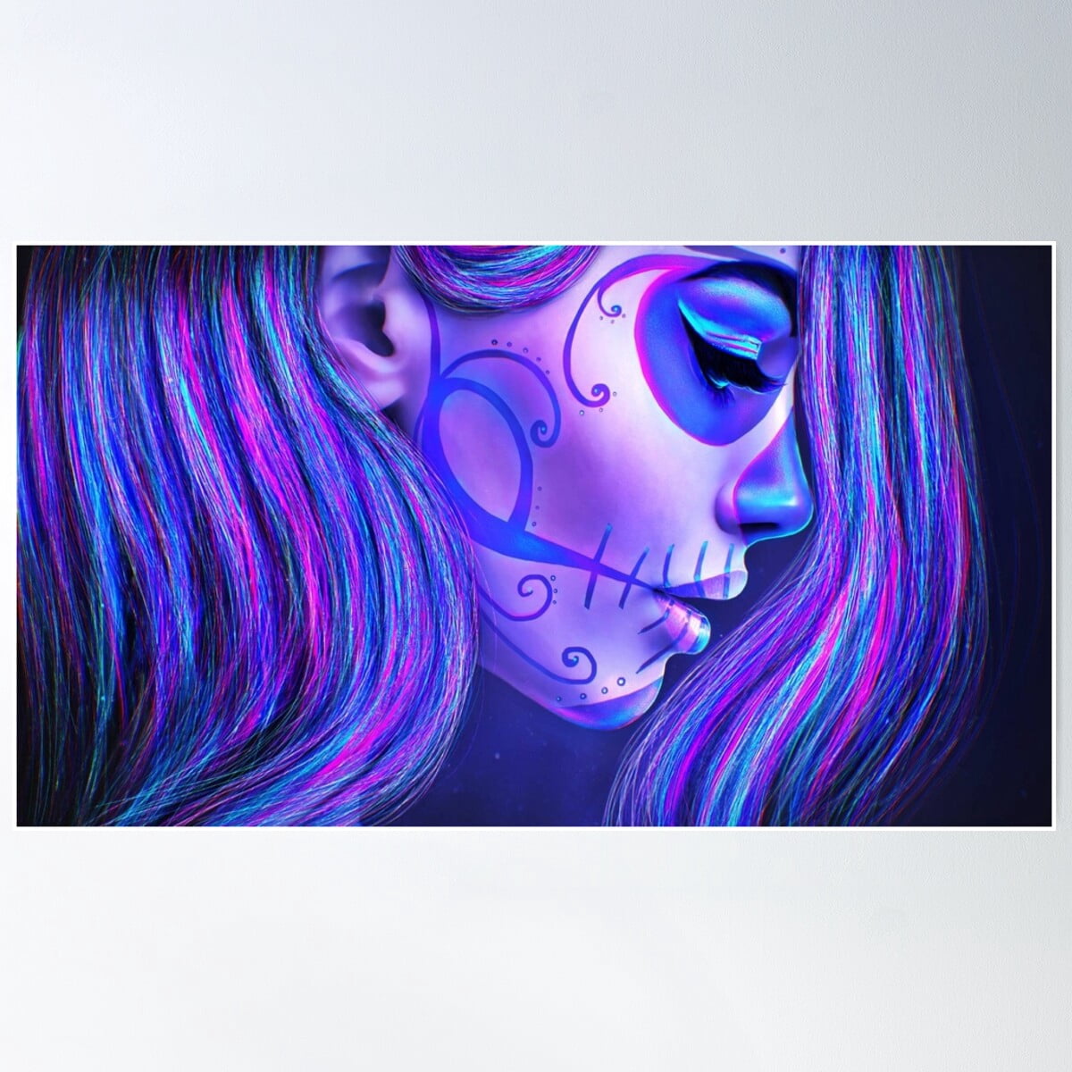 Sad Catrina Poster Wall Art, Modern Wall Decor For Living Room Bedroom ...