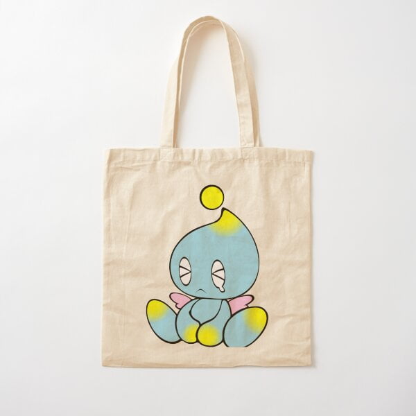 Sad Chao - Sonic Adventure Cotton Tote Bag Canvas Tote Bag, Family Gift ...
