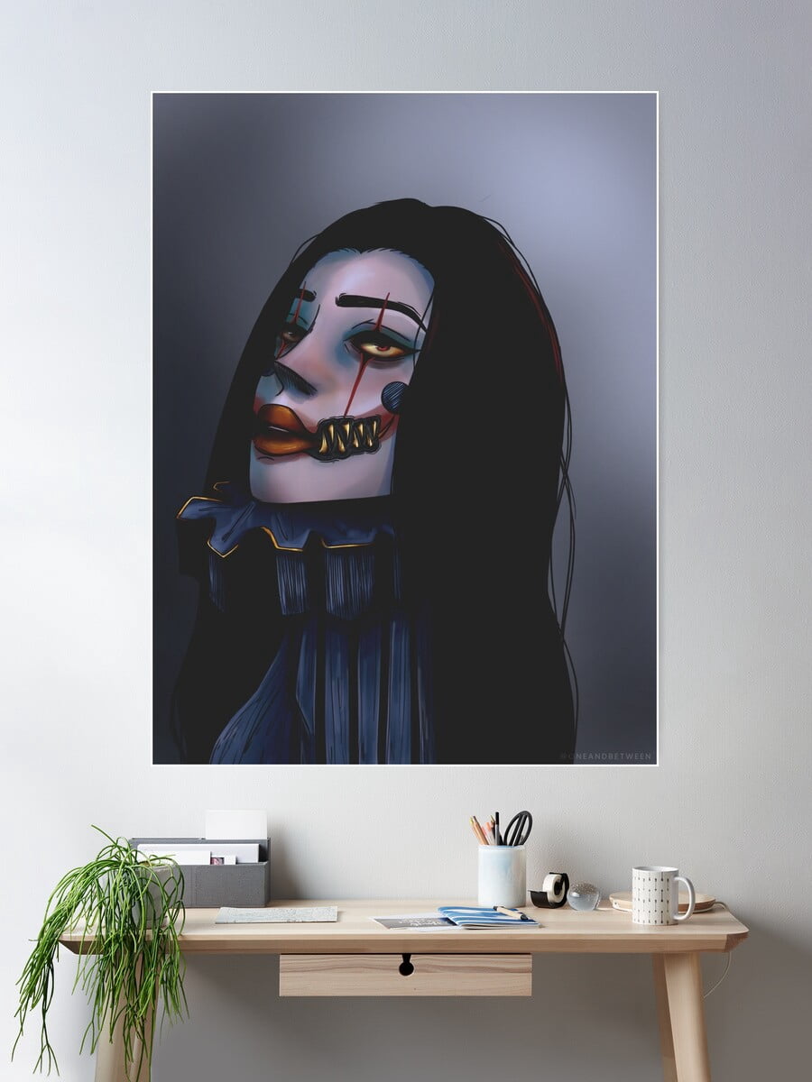 Sad Clown Poster Wall Art, Modern Wall Decor For Living Room Bedroom ...