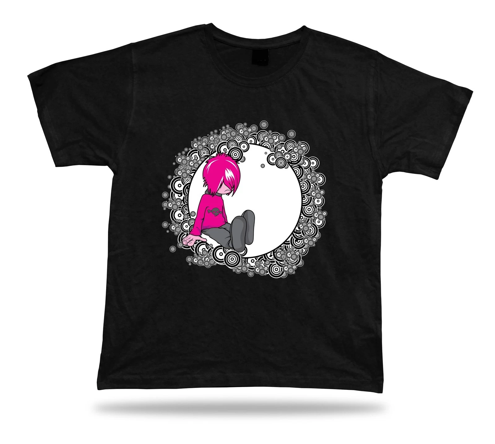 Sad Emo Kid cool modern t shirt tee design special birthday present ...