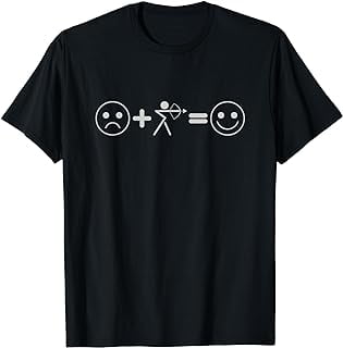 Sad Face Archery Happy Face T-Shirt - Walmart.com