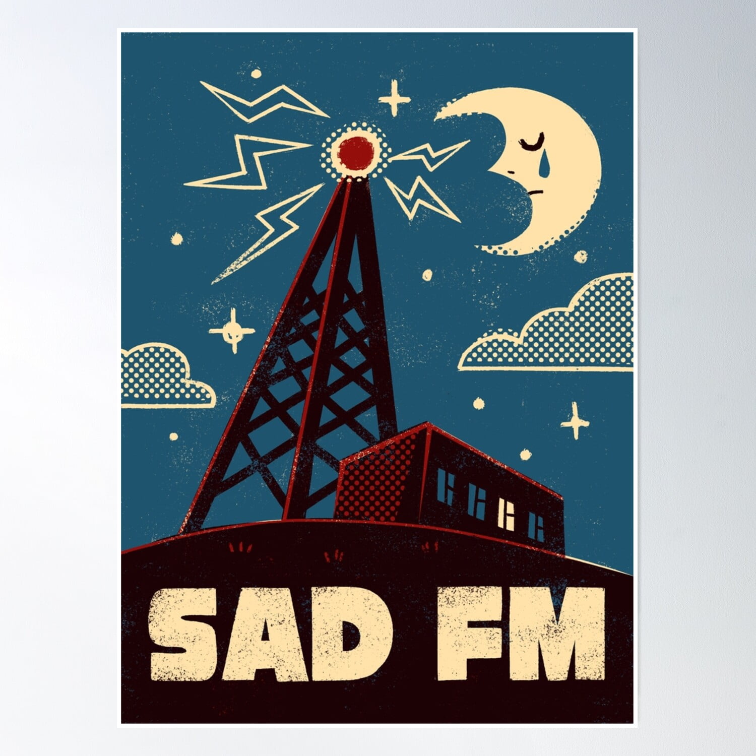 Sad Fm Poster Wall Art, Modern Wall Decor, 8x12 UNFRAMED - Walmart.com