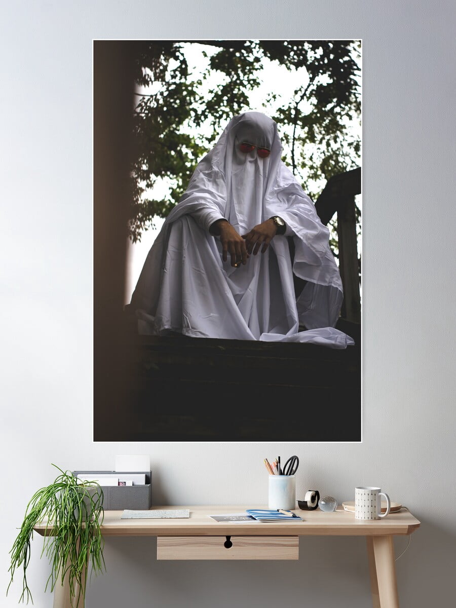 Sad Ghost Poster Wall Art, Modern Wall Decor For Living Room Bedroom ...