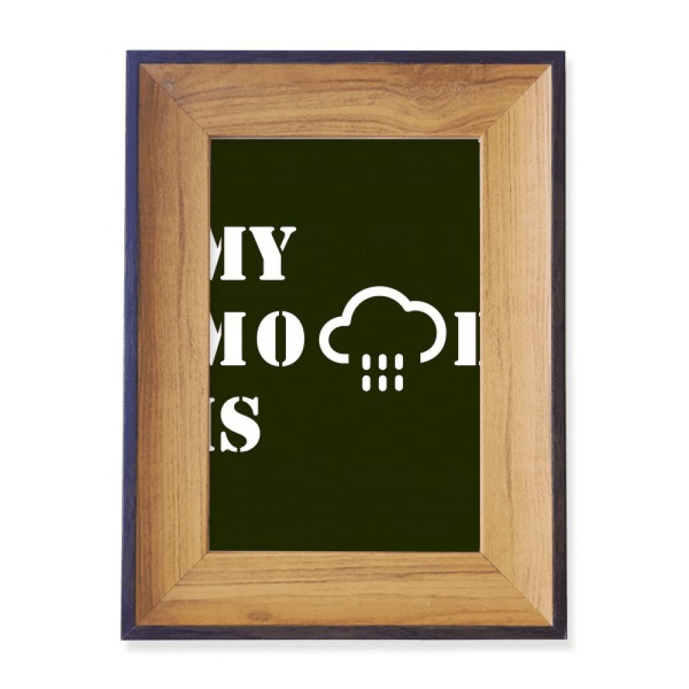 Sad Mood Rain Photo Frame Exhibition Display Art Desktop Painting ...
