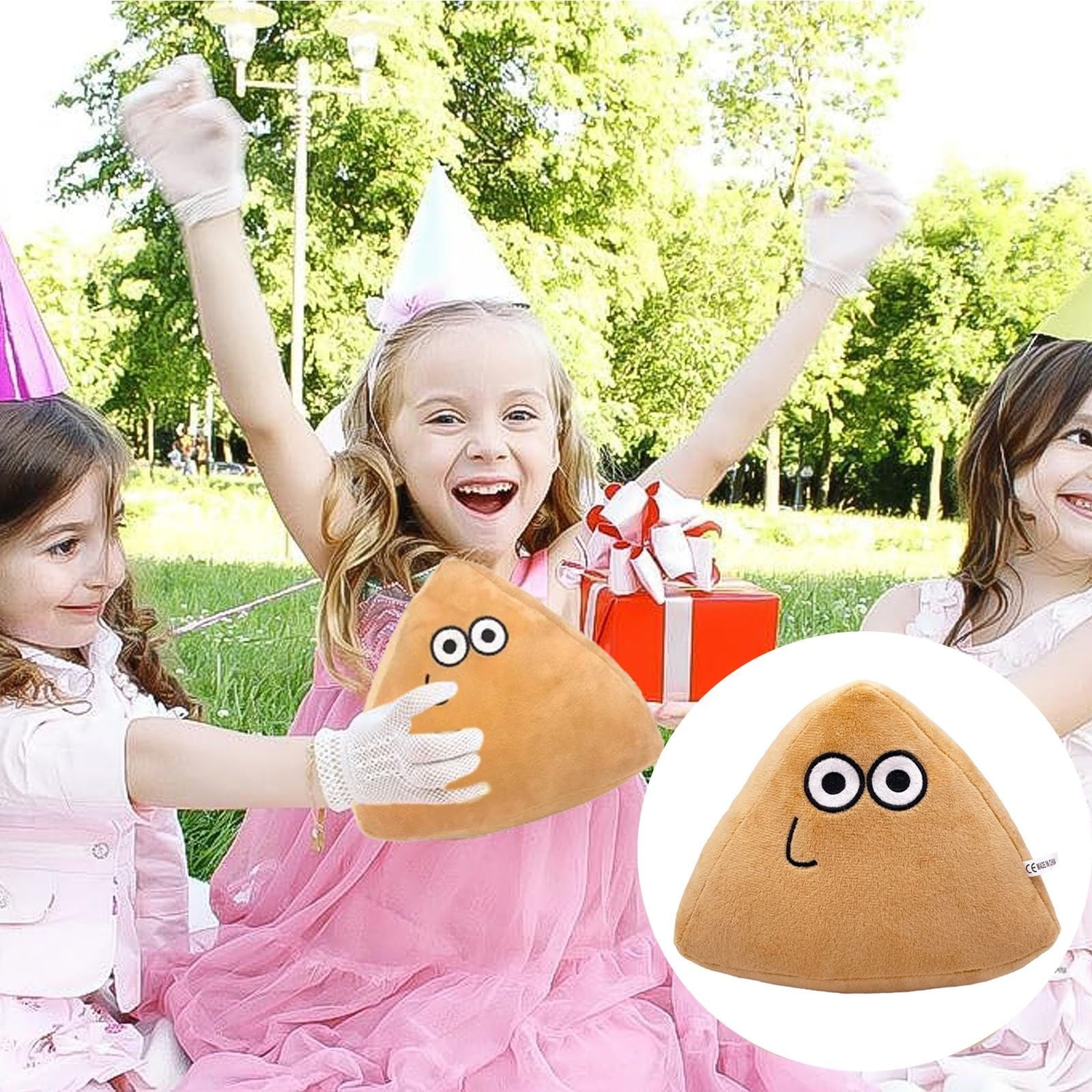 Sad Pou Plush Toy - Alien Plush Toy Doll, Cute Hugging Pillow Plush ...