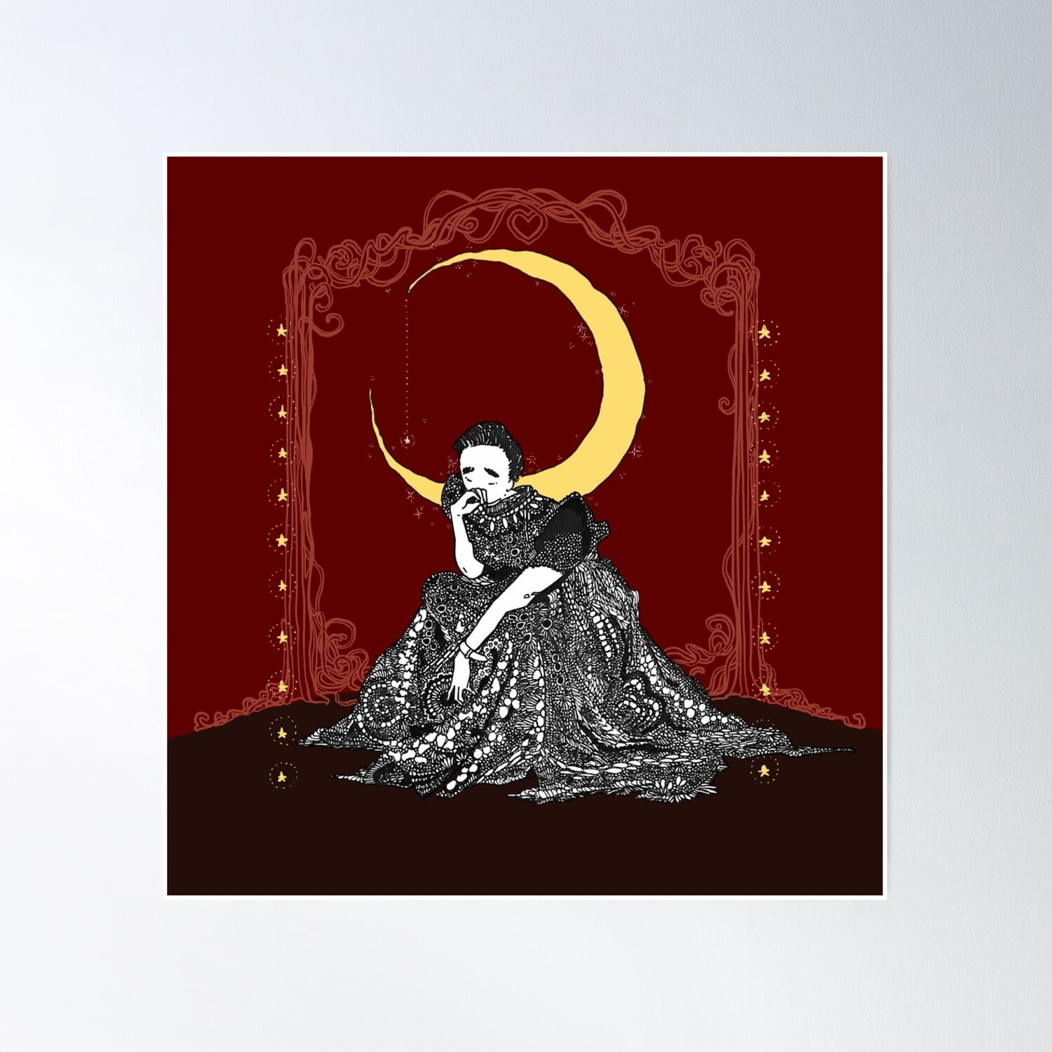 Sad Prince Poster Wall Art, Modern Wall Decor, 24x24 UNFRAMED - Walmart.com