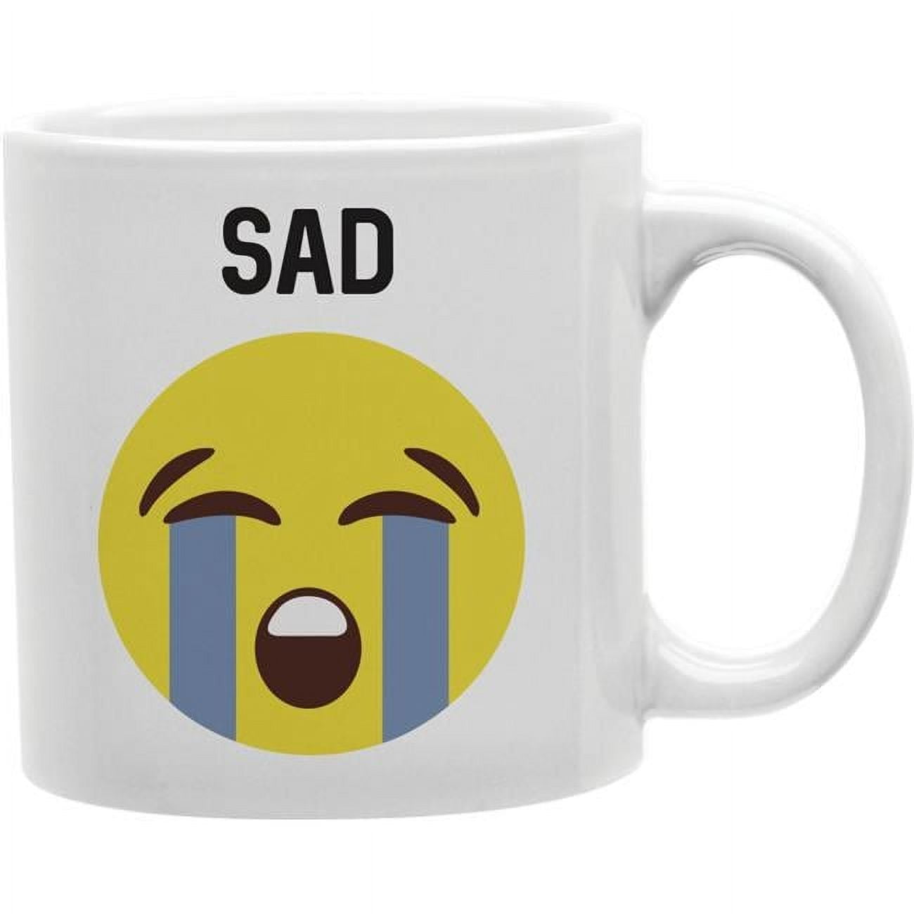 Sad - Sad Worded Emoji Mug - Walmart.com