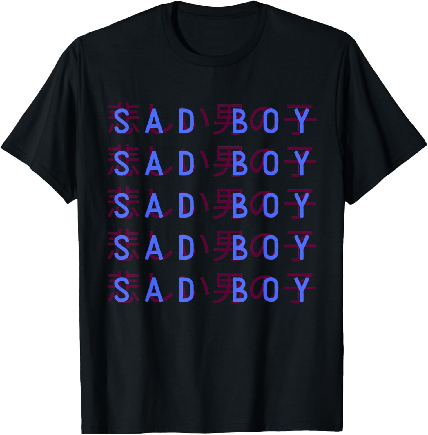 Sad boy - vaporwave eboy 90s aesthetic retro japanese T-Shirt men and ...