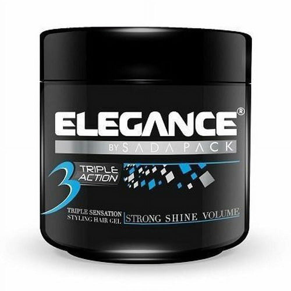 Sada Pack Elegance Triple Action Hair Gel, Strong Hold, 17.15 Oz ...