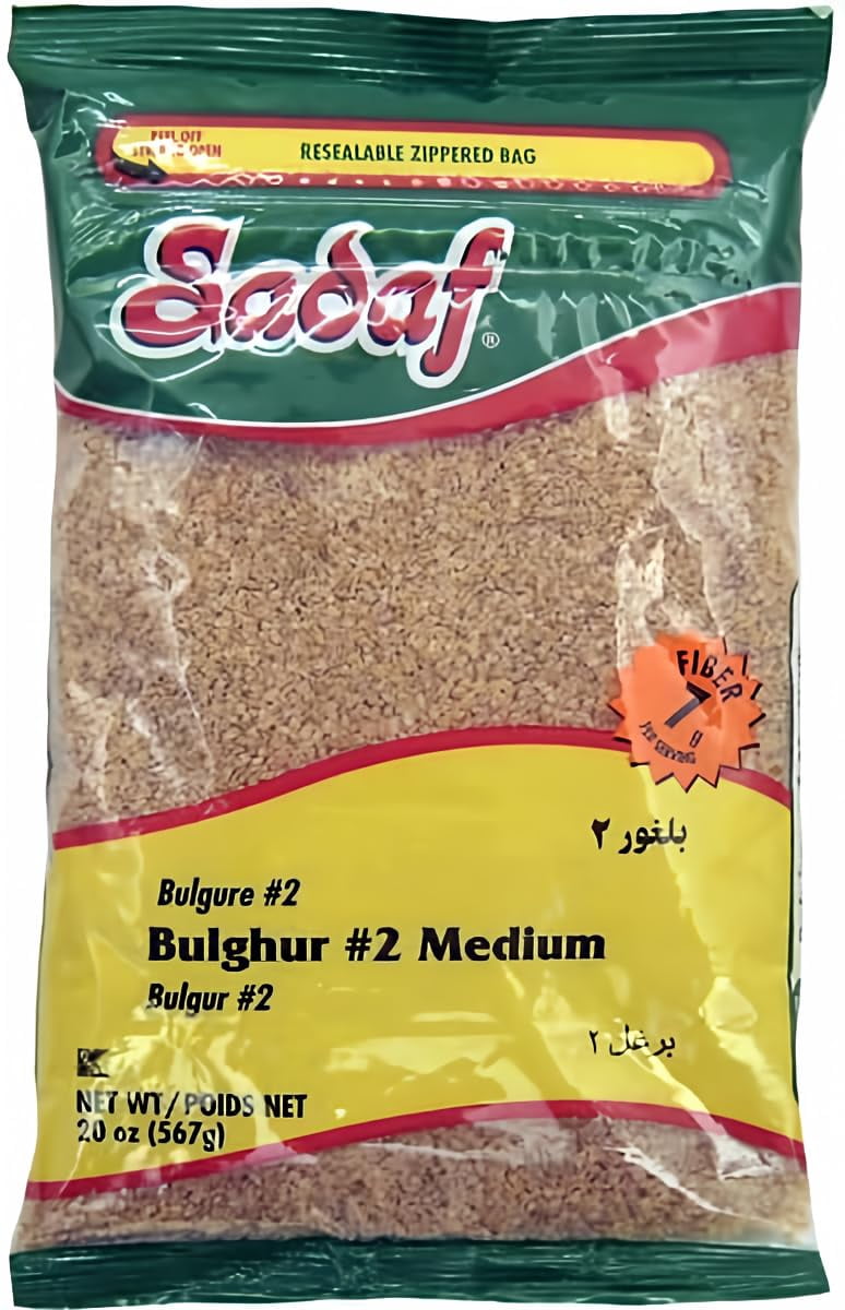 Sadaf Bulghur #2 Medium IRF13 - Bulgur Wheat Medium for Cooking and Food Seasoning - Wheat Grain ...