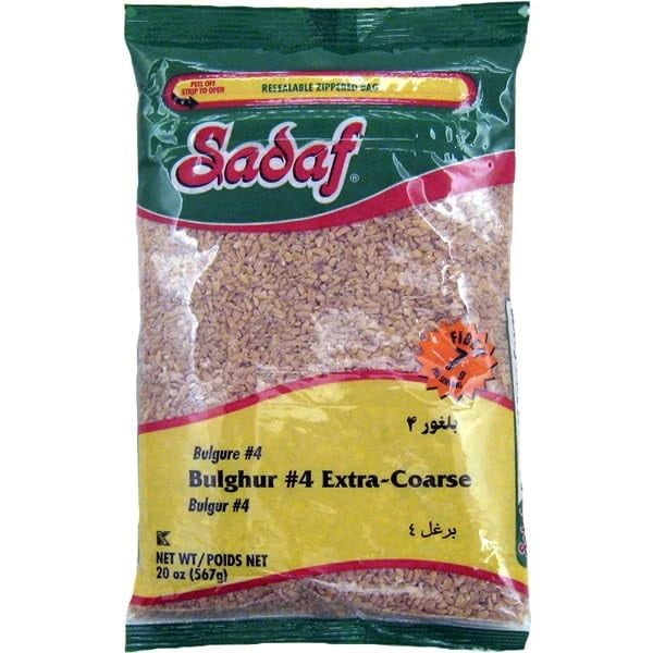Sadaf Bulghur #4UMRT Extra Coarse - Coarse Bulgur Wheat for Cooking and ...