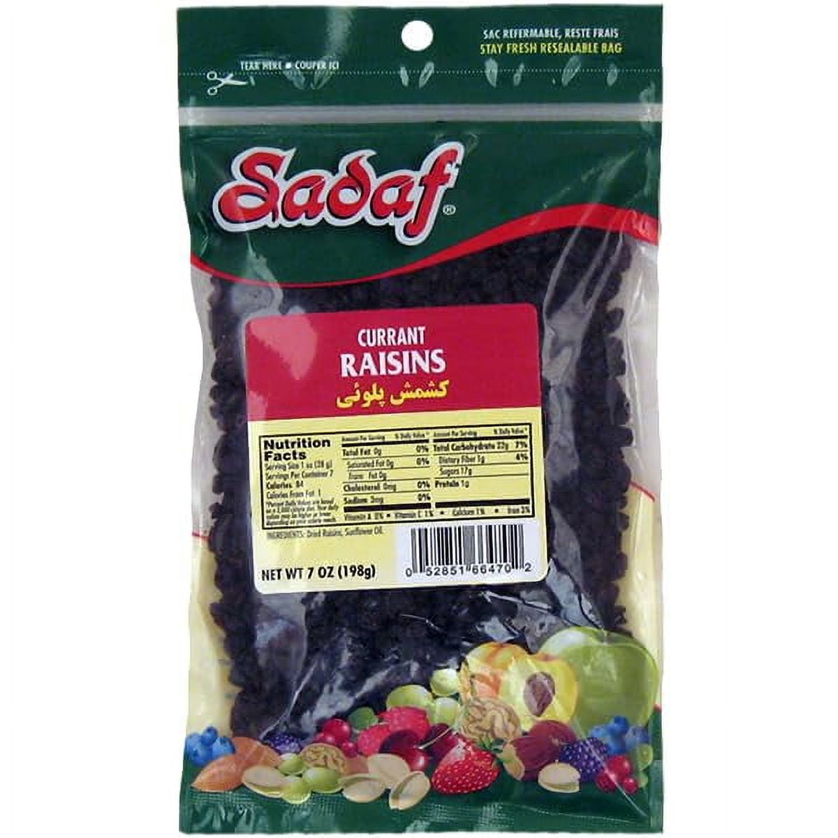 Sadaf Currant Raisins - DPF11 Currant Sultanas for Cooking and Food ...