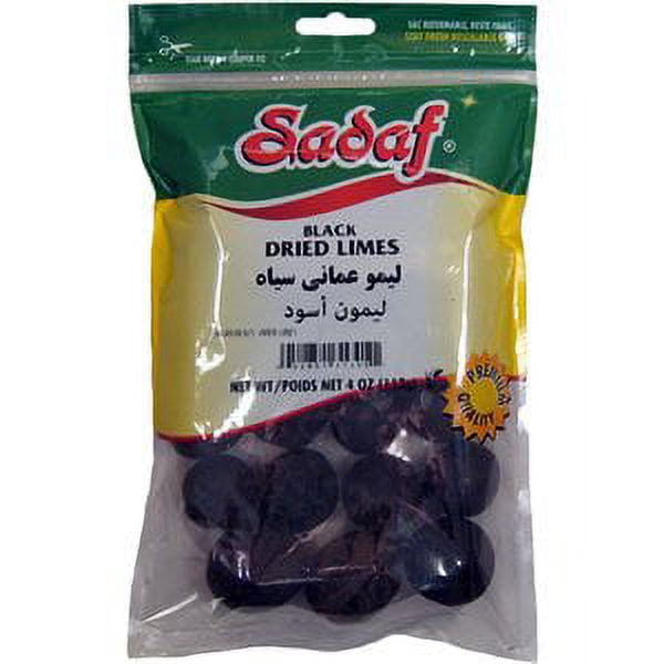 Sadaf Dried Lime (Limo Omani) (Black Dried Limes 4 oz) - Walmart.com
