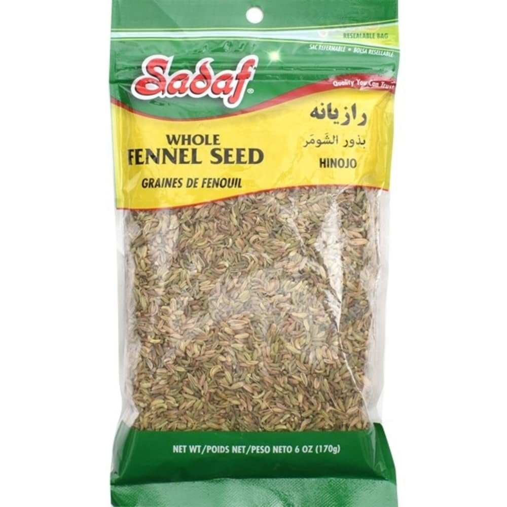 Sadaf Fennel Seeds - KEF28 Whole Fennel Seeds for Cooking - Semillas de Hinojo - Kosher & Halal ...